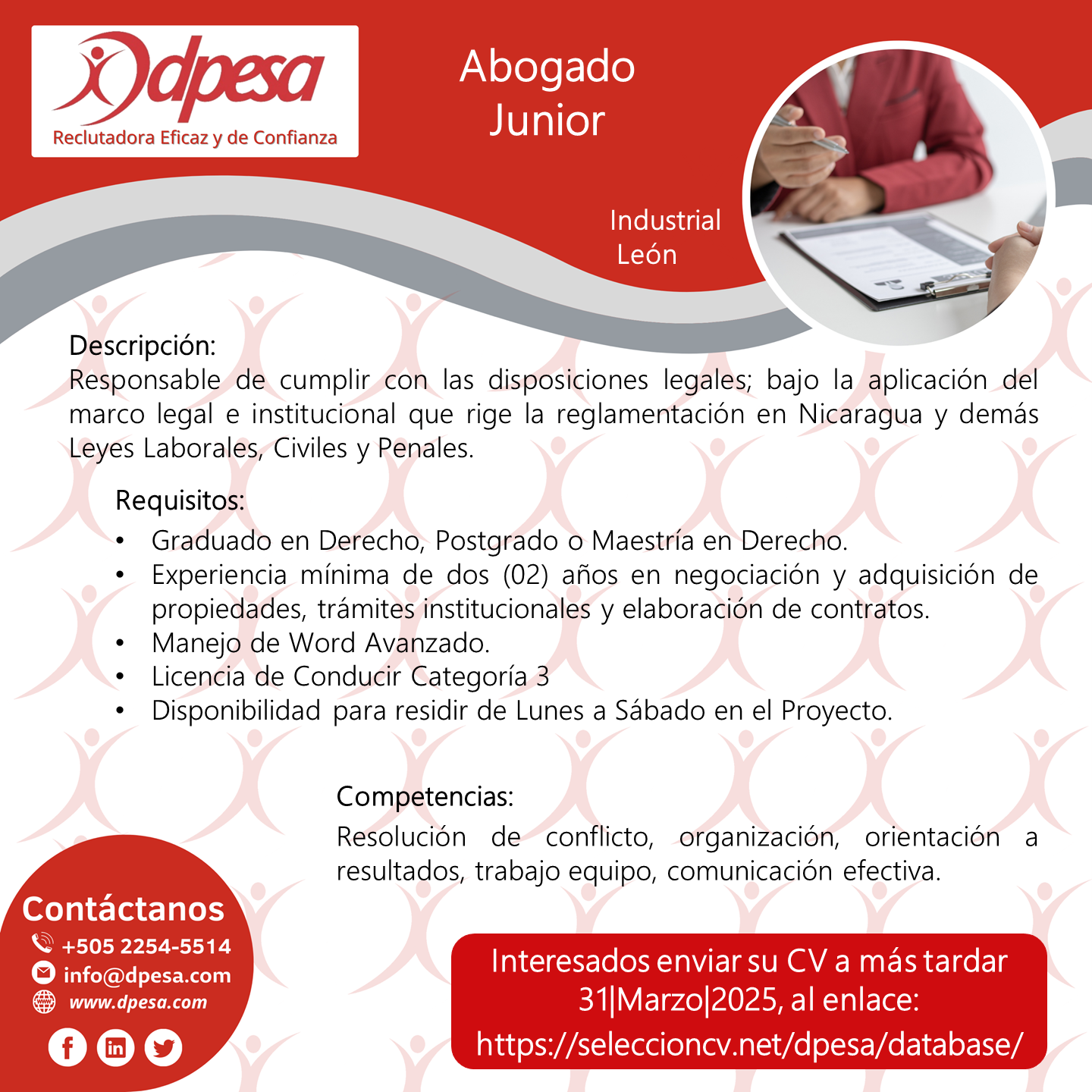 Abogado Junior - DPESA